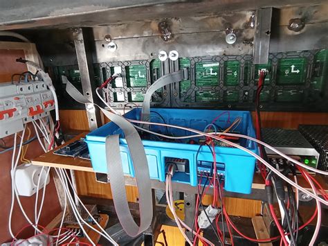 Noise On P10 Rgb Module When Using Long Data Cable Leds And