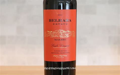 Belhara Estate Malbec From Trader Joes • Reverse Wine Snob