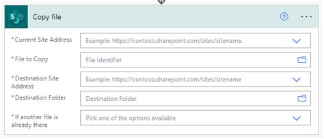 Copy File Action In Sharepoint Connectorpower Automate Cloud Flows