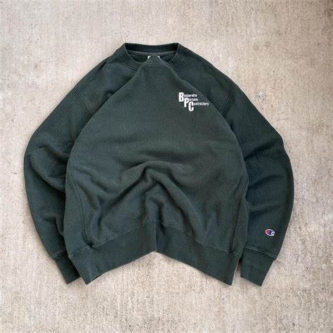 Vintage Champion Reverse Weave Sweatshirt Perfect Depop