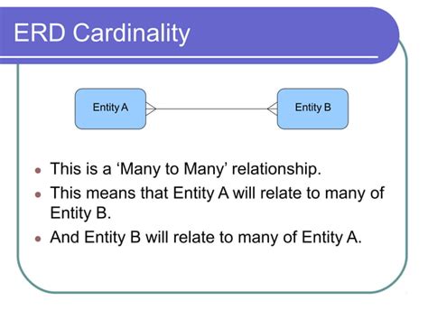 4 ERD Cardinality Pptx Databases Computer Software And Applications