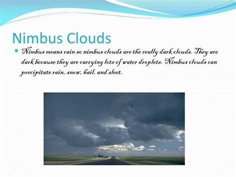 Nimbus Clouds Diagram