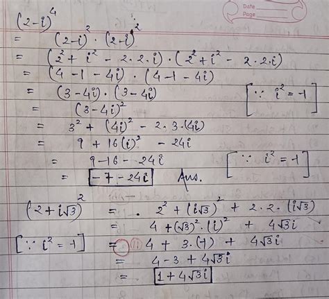 Simplify 2 I⁴ Simplify 2i√3²