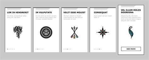 Tattoo Art Rose Vintage Style Onboarding Icons Set Vector 33064455 Vector Art At Vecteezy