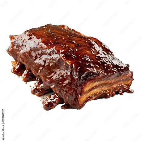 Ilustración De Stock Barbecue Ribs Design Elements Isolated On