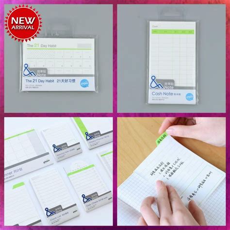 Gimen Paper Strong Sticky Note Cash Note Receipt Ledger Organization