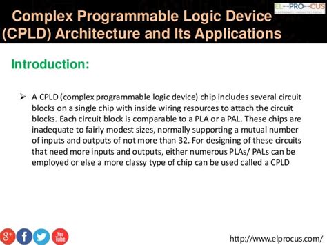 complex programmable logic device cpld architecture and its applica…