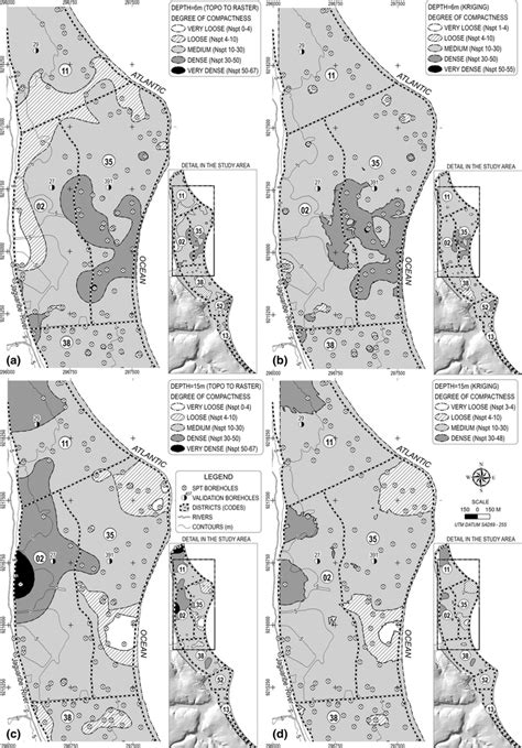 Maps Of Compactness A Depth Of M And Topo To Raster Method B Depth