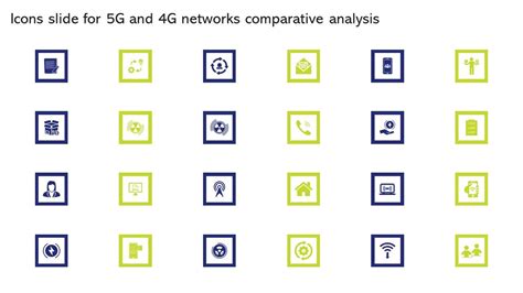 Icons Slide For 5g And 4g Networks Comparative Analysis Rules Pdf