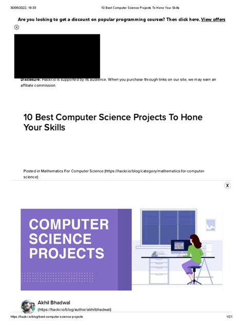 10 Best Computer Science Projects To Hone Your Skills Pdf Web