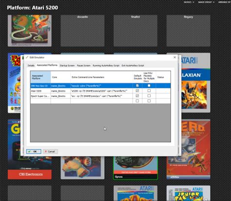 RetroArch MAME Core Passing Arguments Emulation LaunchBox Community Forums
