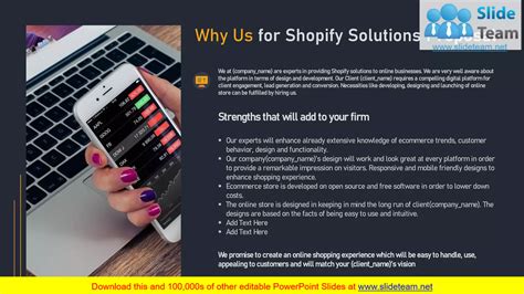 shopify solutions proposal powerpoint presentation slides ppt