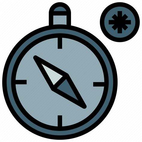 Compass Cursor Gps Interface Navigation Technology Icon Download