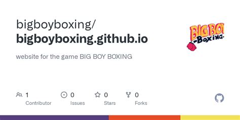GitHub Bigbabeboxing Bigbabeboxing Github Io Website For The Game BIG Babe BOXING