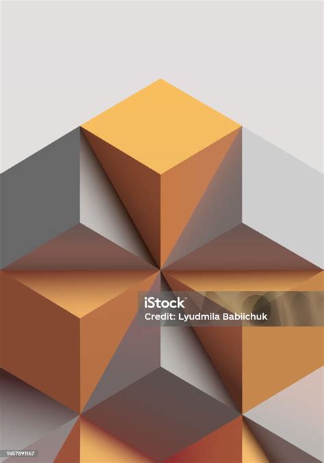 3 차원 복잡한 모양 추상 포스터 디자인 서식 파일 기하학적 모양 벡터 일러스트 레이 션 Eps 10 0명에 대한 스톡 벡터 아트 및 기타 이미지 Istock