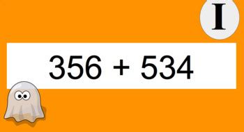 Ghost Theme Digit Addition Solve The Room By Kara Hale TPT