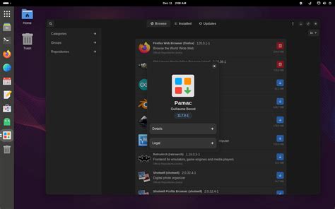 pamac now supports libadwaita and fully adapts to gnome 45