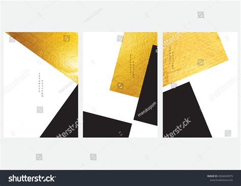 Abstract Background Japanese Wave Pattern Vector Stock Vector Royalty