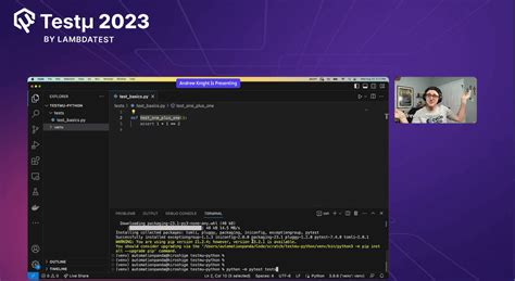 a live intro to python testing [testμ 2023] lambdatest