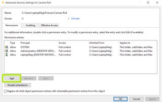 How To Take Ownership Of A Folder In Windows Using File Explorer Laptop Mag