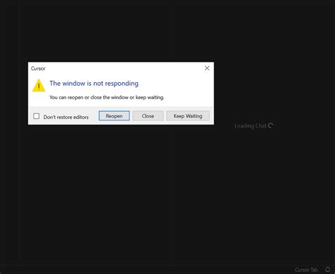 Unable To Load Projects Bug Reports Cursor Community Forum