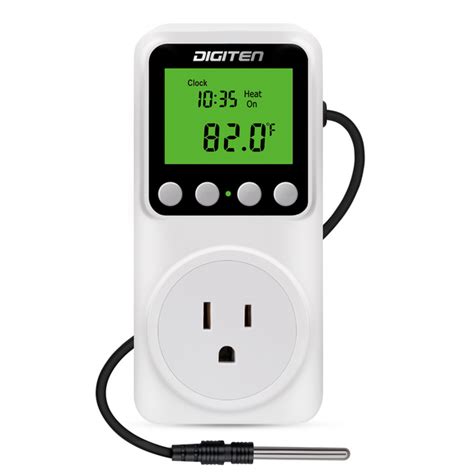Digiten Temperature Controller Day Night Temperature Controlled Outlet