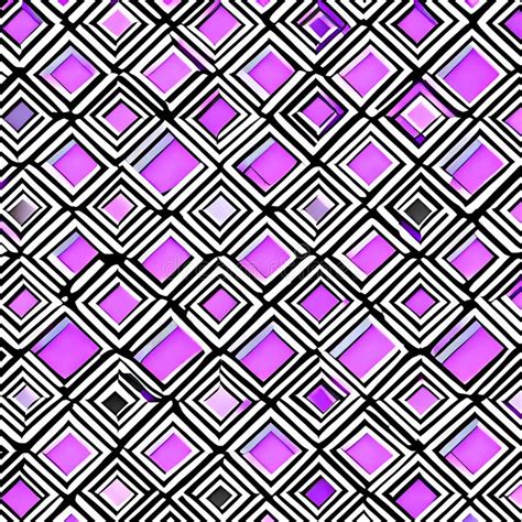 A Repeating Pattern Of Diamonds And Rectangles In Shades Of Purple And Pink4 Generative Ai
