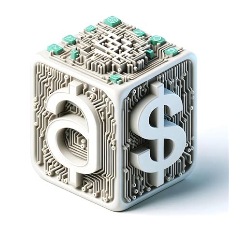 Premium Photo 3d Ai Algorithm Icon With Dollar Sign Symbolizing Ai In