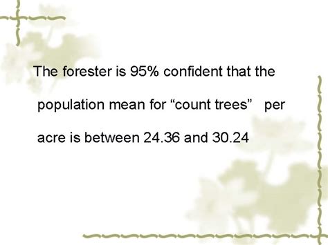 Chapter6 Sampling Error And Confidence Intervals Parameter Population
