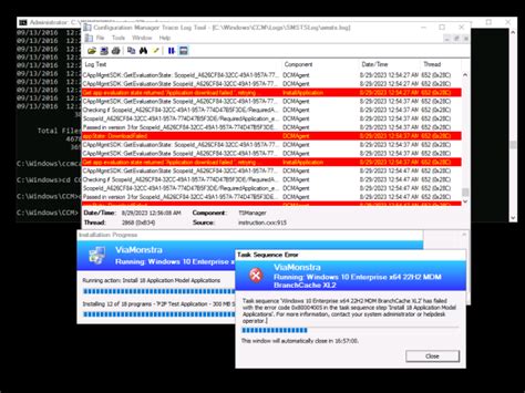 Increasing ConfigMgr Client Cache Size During OSD Deployment Research