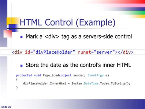 PPT ASP NET Controls PowerPoint Presentation Free Download ID