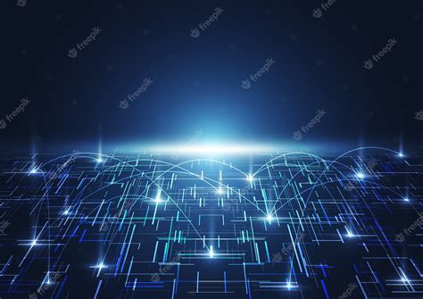 Premium Vector Abstract Big Data Digital Background With Technology