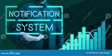 Writing Displaying Text Notification System Concept Meaning Do Not
