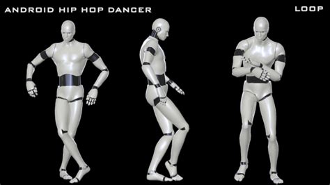 humanoid hip hop dancer motion graphics videohive