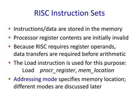 Ppt Chapter 2 Instruction Set Architecture Powerpoint Presentation
