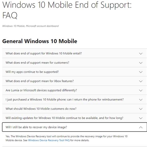 Windows Device Recovery Tool Microsoft Qanda