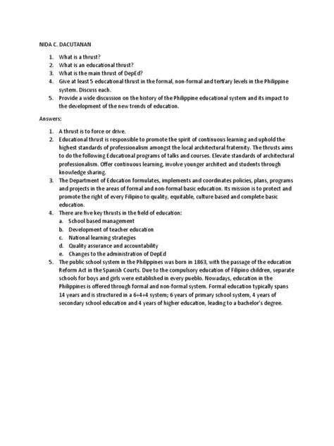 educational thrust pdf