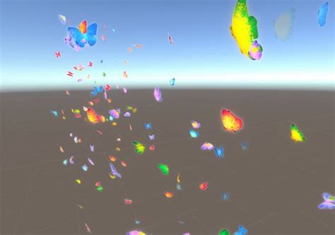 unity vfx graph：post it particles aggregate into models cgtrader