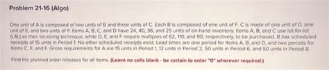 solved problem 21 16 algo one unit of ais composed of two