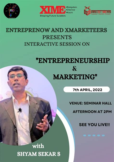 Sriniketh R S On Linkedin Entreprenow