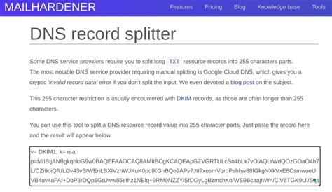 How To Split A Dkim Record [the Right Way]
