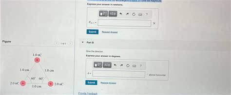 Solved Express Your Answer In Newtons Figure1 Of 1Part Chegg Com