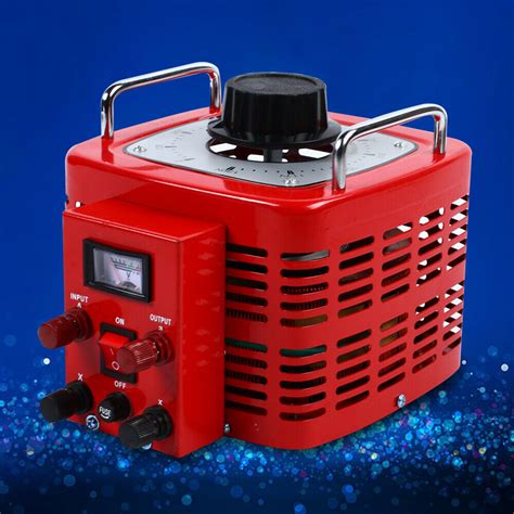 transformer variac variable ac voltage regulator metered 3000w 30amp