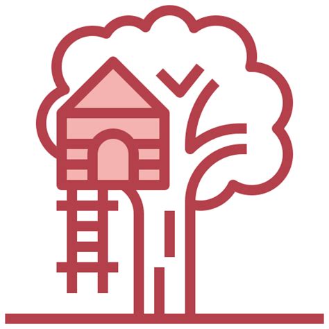 Tree House Surang Red Icon