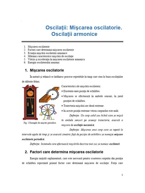 Miscarea Oscilatorie Pdf