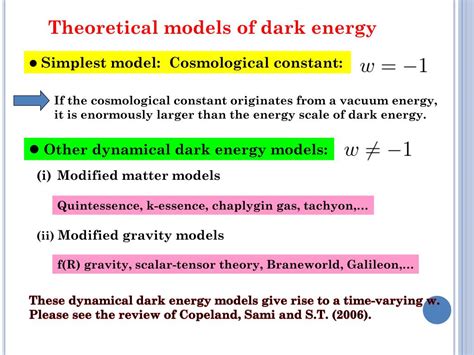 Ppt Probing Signatures Of Modified Gravity Models Of Dark Energy