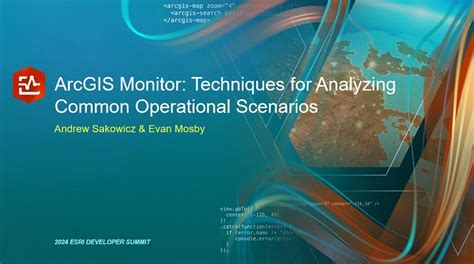 Arcgis Monitor Collects Metrics On The Health And Performance Of Your