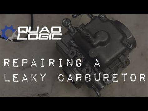 How to Fix a Leaky Carburetor on Your ATV (Fast & Easy) - YouTube