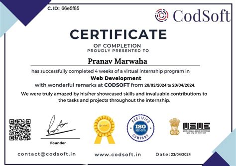 Pranav Marwaha On Linkedin Codsoft Internship Webdevelopment
