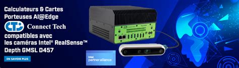 compatibilité de intel® realsense™ depth camera d457 avec les solutions